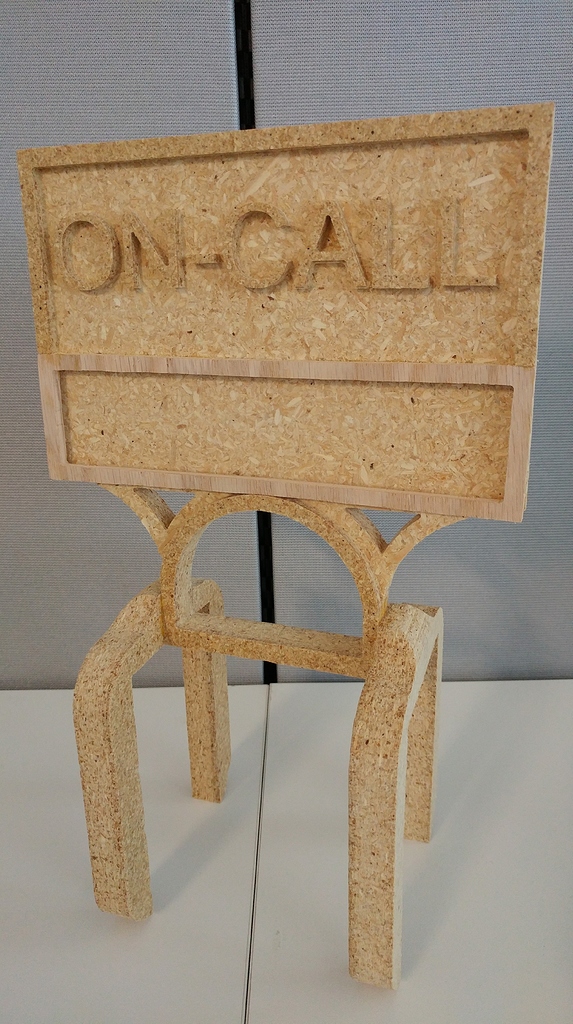 On-Call Sign - Things You've Made - V1 Engineering Forum