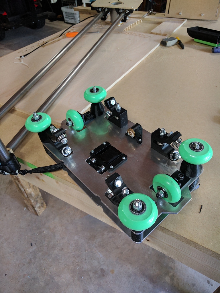 New side plates with side table rollers. - Hardware Development - V1 ...