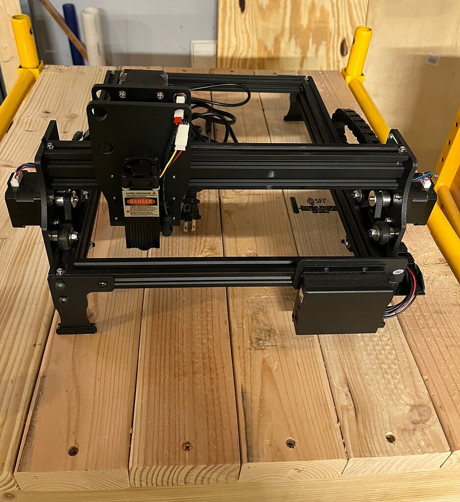 New controller for the Cenzo JL1 machine - FluidNC - LightBurn Hardware ...