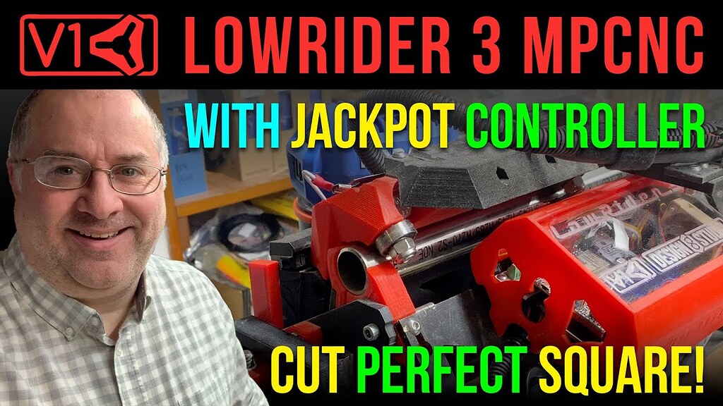 VIDEO: Squaring LowRider v3 CNC with Jackpot controller - Jackpot Board / FluidNC - V1 ...