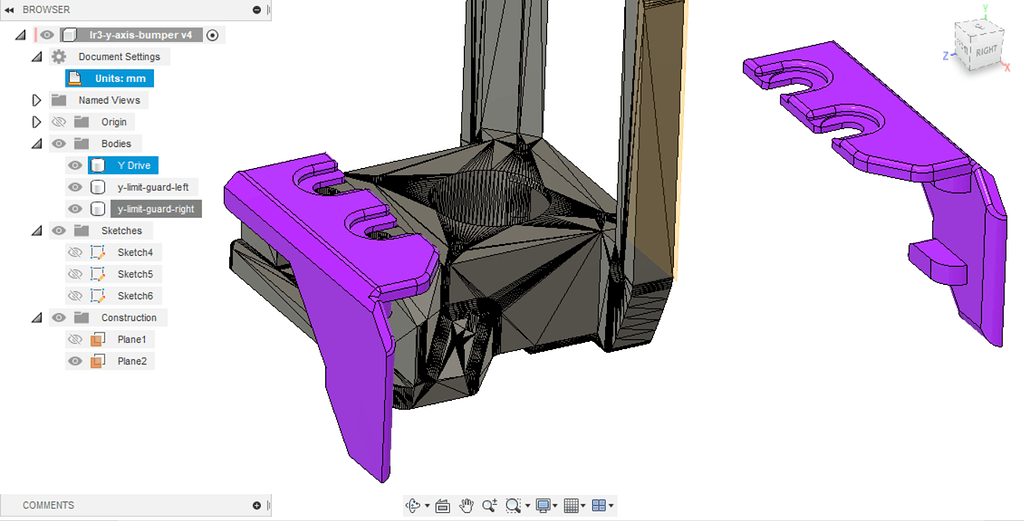 LR3 Mod, Y limit switch guard/fender - Hardware Development - V1 Engineering Forum
