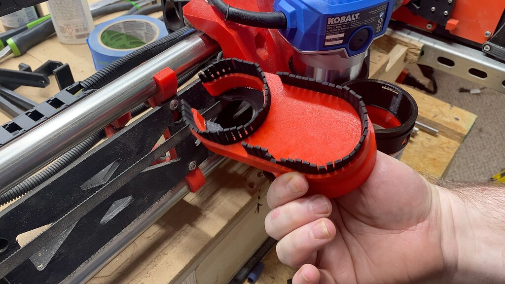 LowRider v3 Floating-Z Dust Shoe and Router Mount (for Dewalt, Makita ...