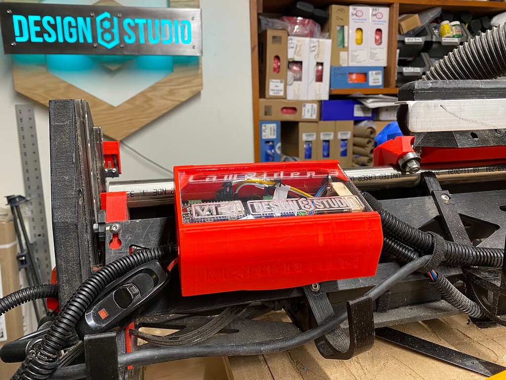 NEW VER: Jackpot CNC Controller Board case with 25mm added room, and ...