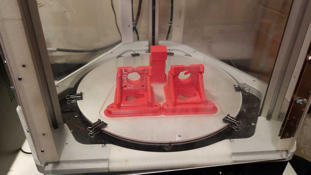 Are people printing things like the x mount and z drive with supports? - Troubleshooting - V1 ...