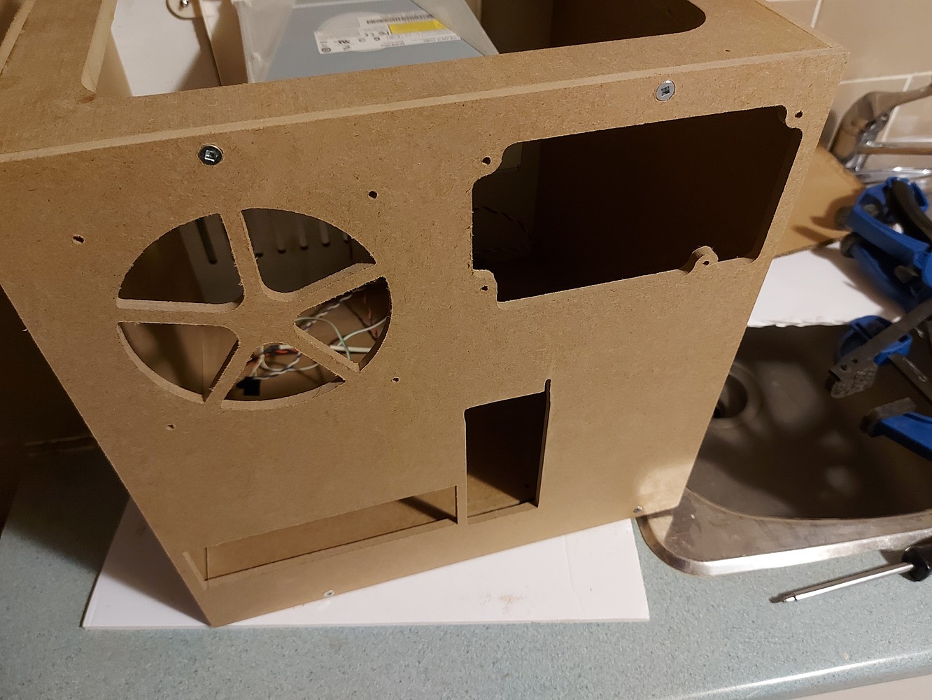 PC case, designed for Ikea Kallax shelving, full ATX motherboard ...