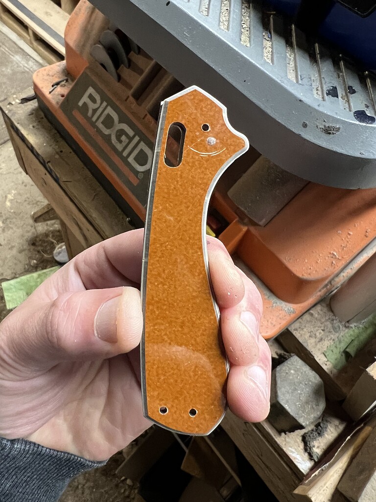 Two sided knife scales, fixture plate, and progress - Things You've ...