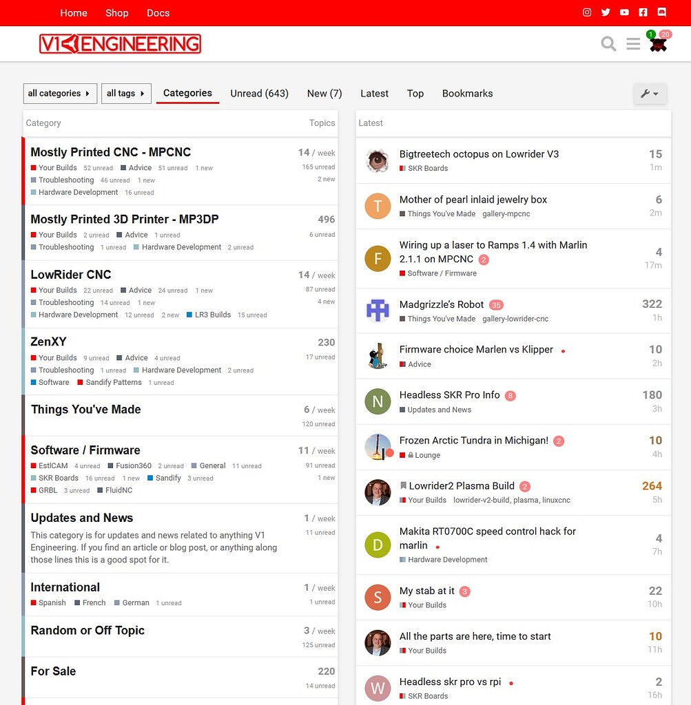 Poll- desktop forum layout - Updates and News - V1 Engineering Forum