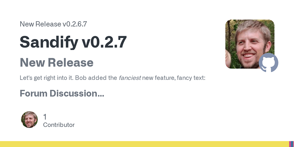 Sandify Update v0.2.7 - Sandify - V1 Engineering Forum