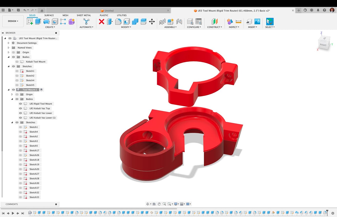 Ridgid R24012 router mount - Hardware Development - V1 Engineering Forum