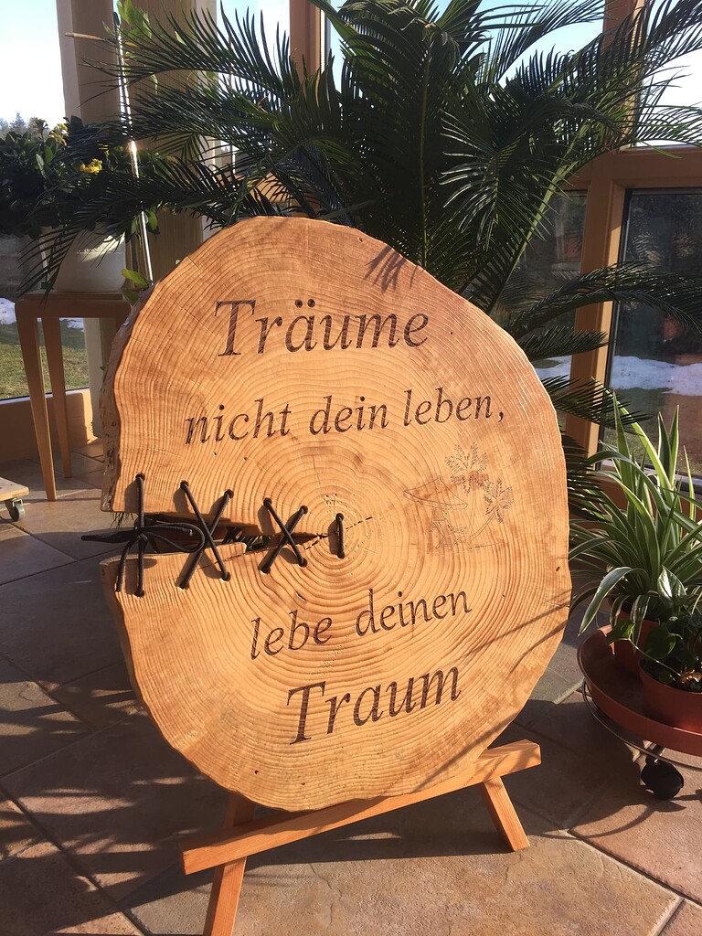 Decorative tree disc - Things You've Made - V1E.com Forum