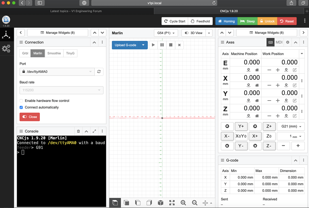 CNCJS troubleshooting - General - V1 Engineering Forum