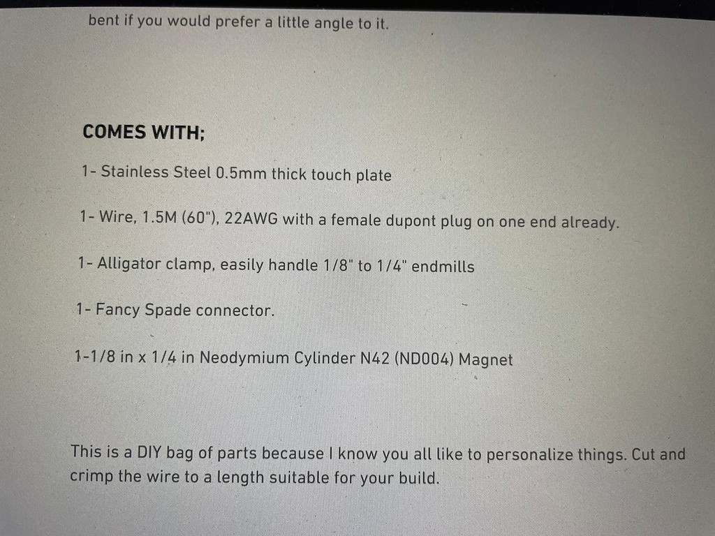 Z Touch plate kit assembly example requested - Troubleshooting - V1 ...