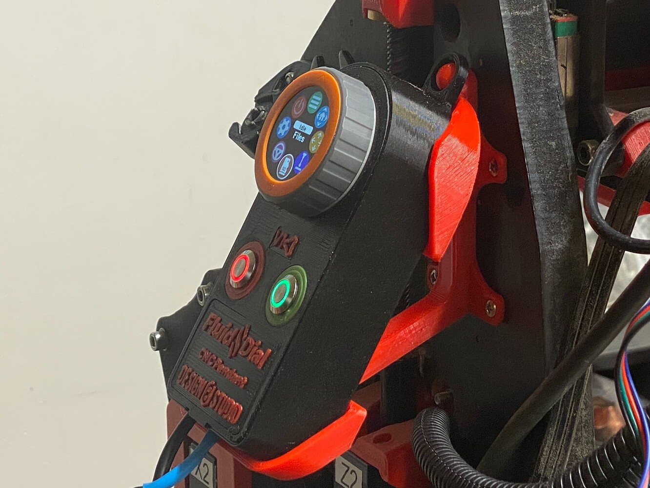 Fluid Dial (Fluid NC dial pendant by Bart Dring, using M5 Stack's M5 ...