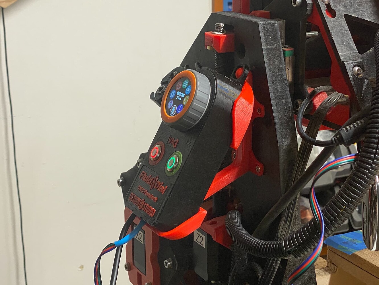 Fluid Dial (Fluid NC dial pendant by Bart Dring, using M5 Stack's M5 ...