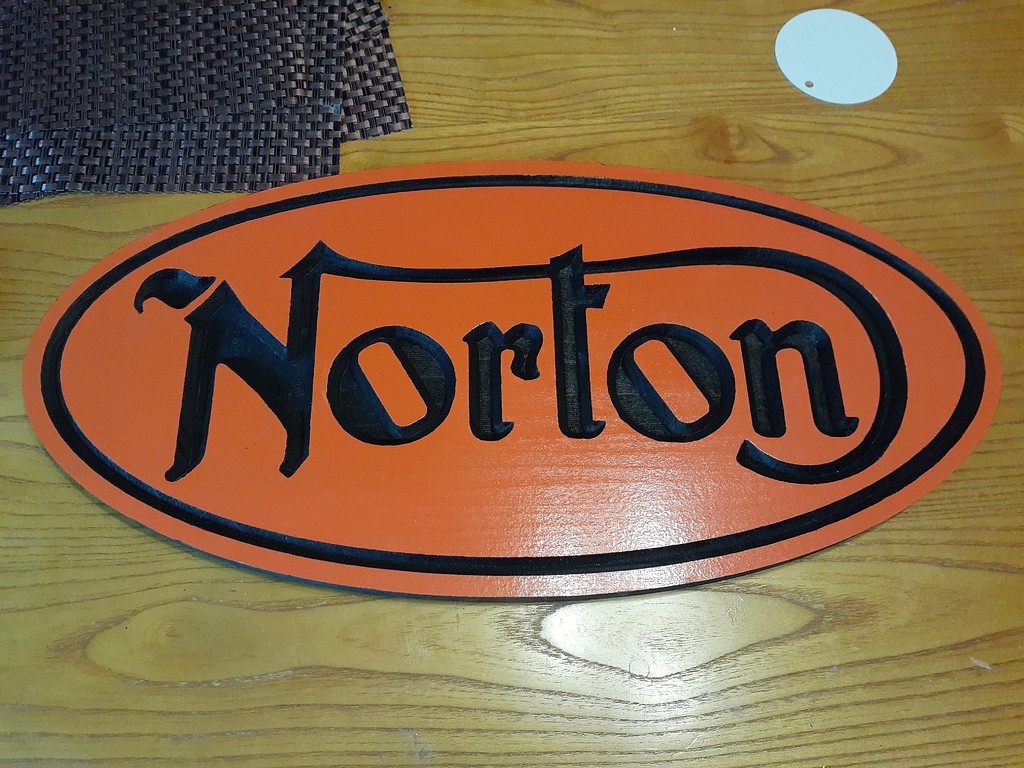 Carved "Norton" sign for my nephew - Things You've Made - V1 ...