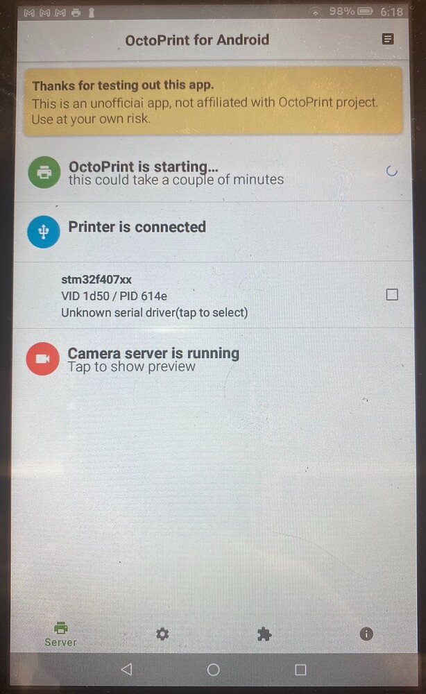 Klipper on Android (on my Amazon Fire tablets!) with Octo4a (Octoprint ...