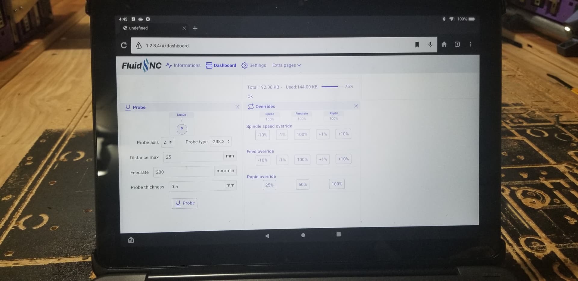 Probe Tab? - Jackpot Board / FluidNC - V1 Engineering Forum