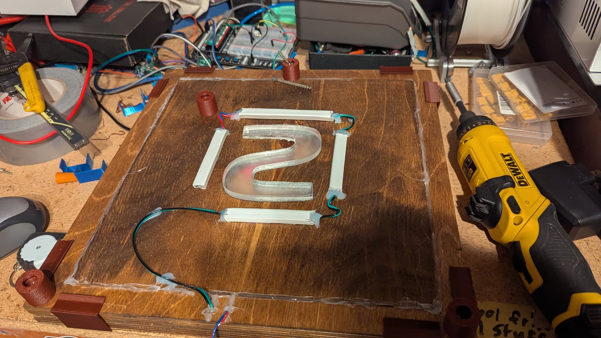 Side lit wall logo - Things You've Made - V1E.com Forum